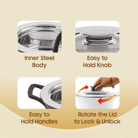 Master Lock Casserole 1000ml – Signoraware