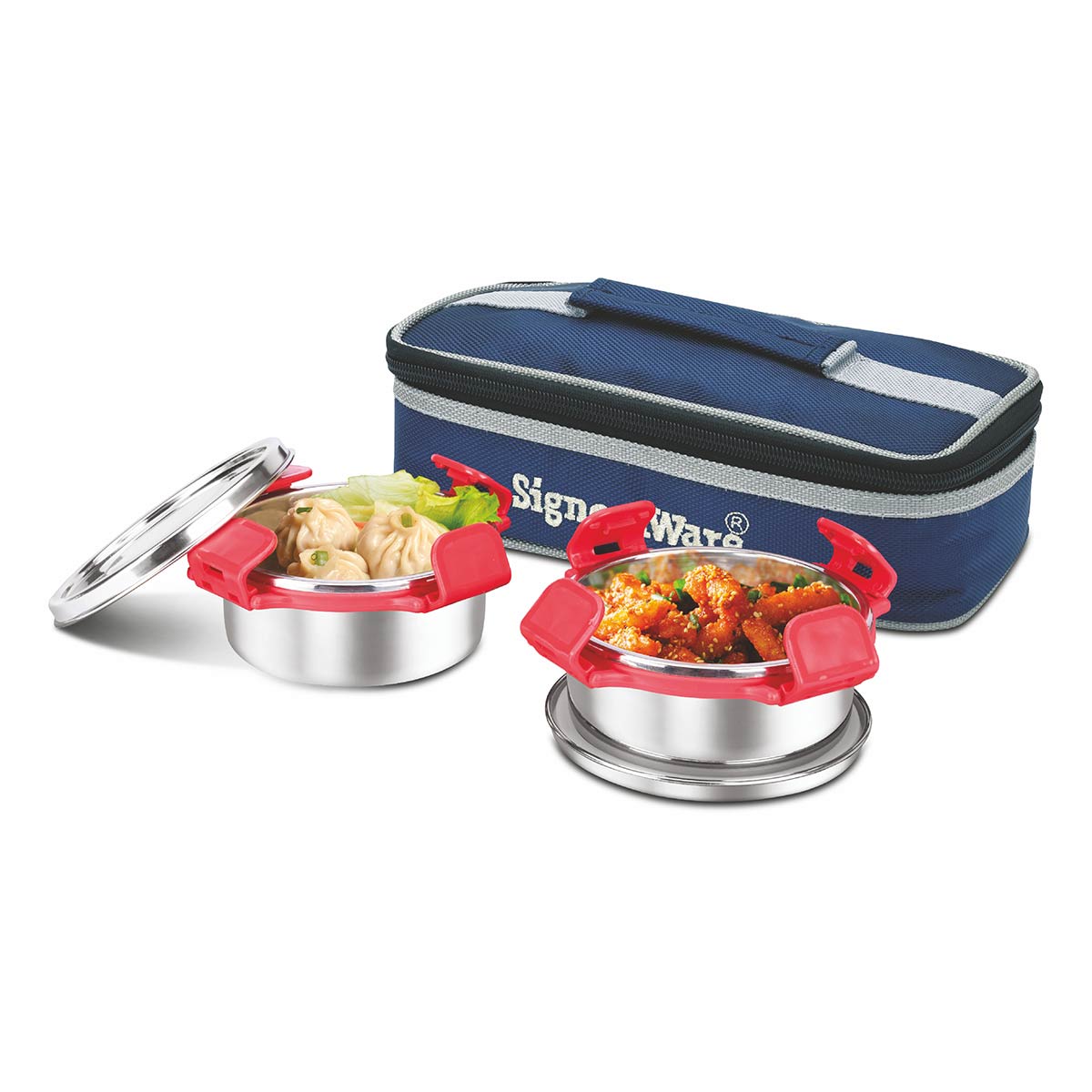 All Steel Midday Lunch Box – Signoraware
