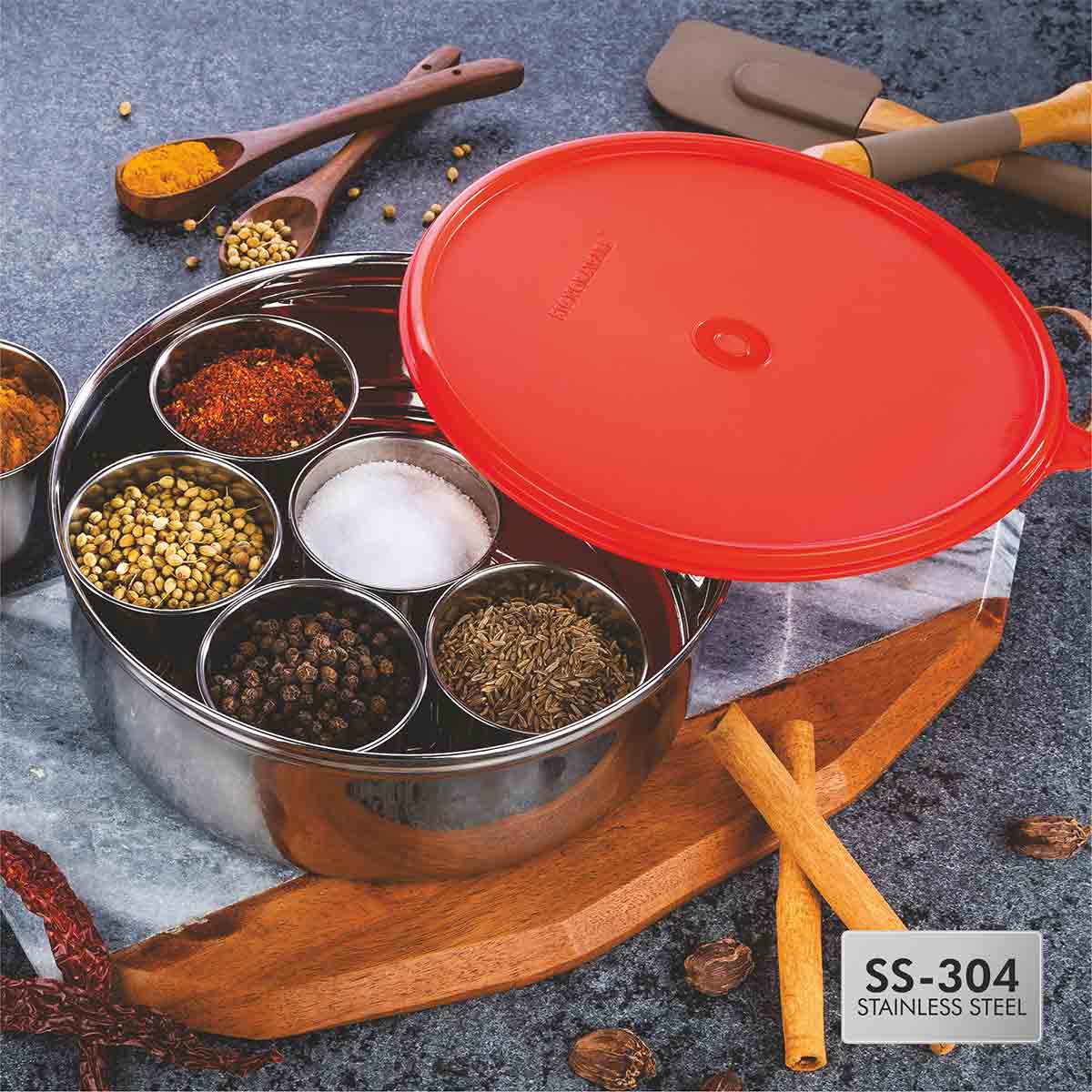 7 Wonder Spice Steel Box – Signoraware