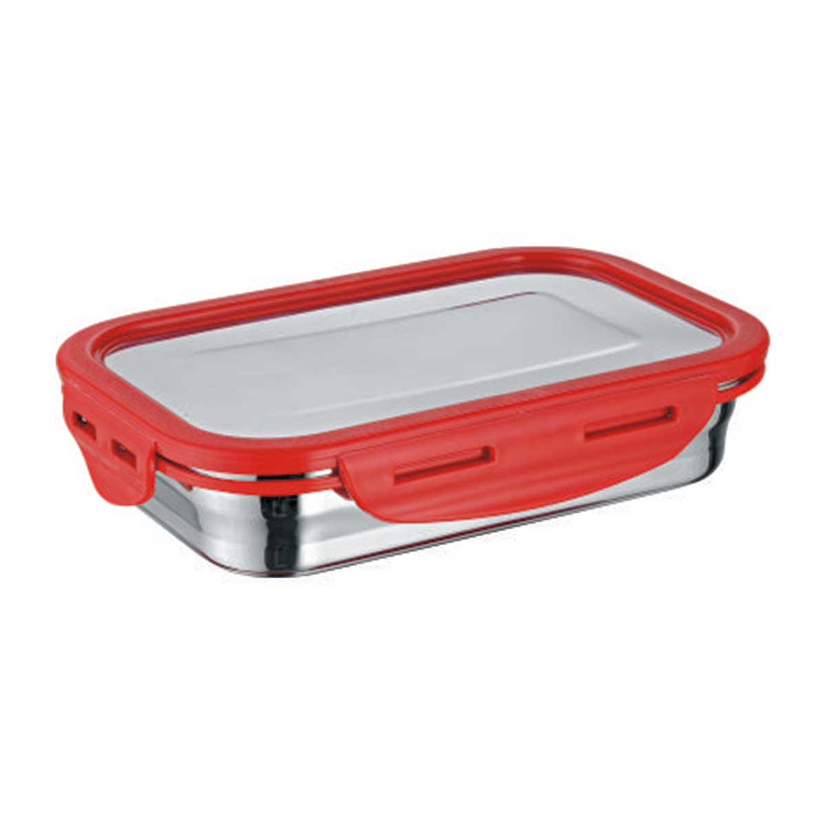 Lock N Store Steel Rectangular 800 ml. with Steel Lid – Signoraware