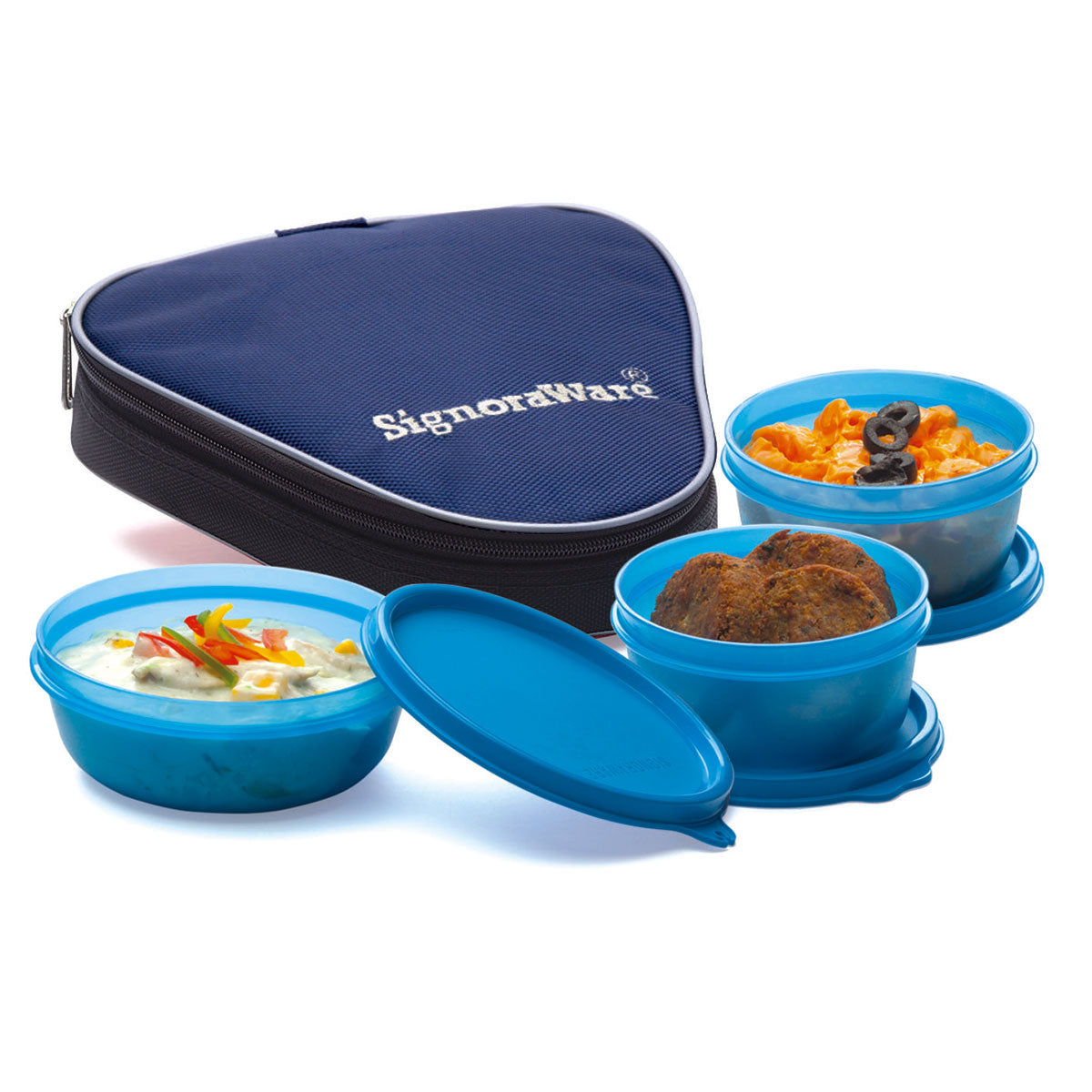 Sleek Lunch With Bag – Signoraware