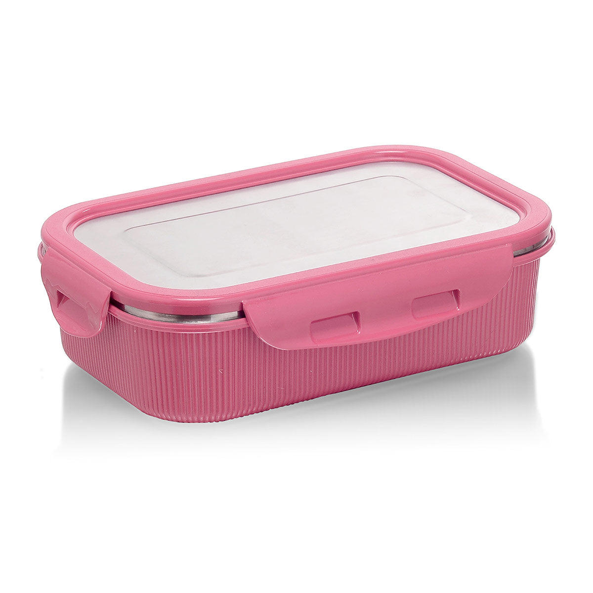 Lock 'N' Store Microsafe Steel Rectangular 800 ml with Steel Lid ...