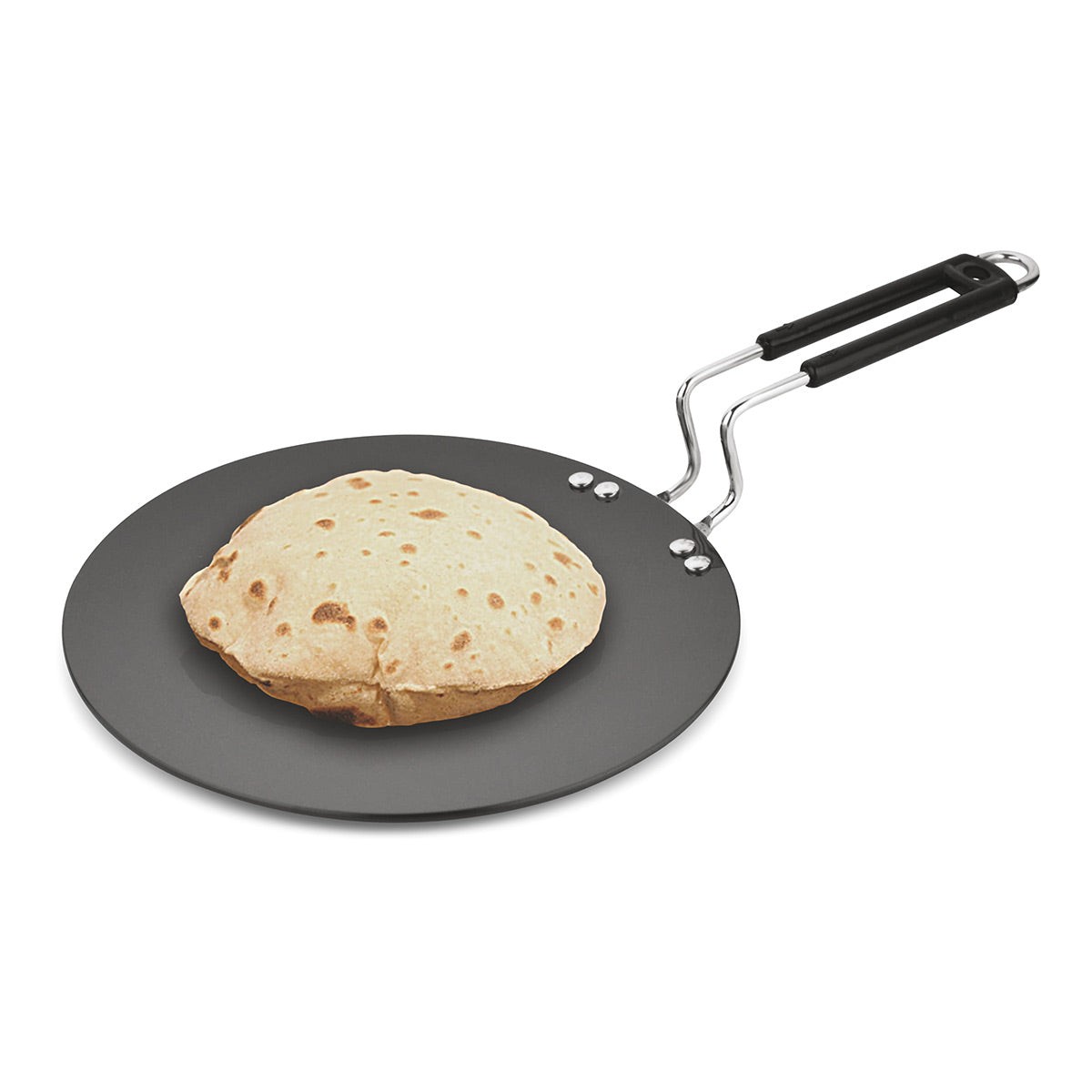 Opulent Hard Anodised Concave Tawa 28cm (Without Induction Bottom ...